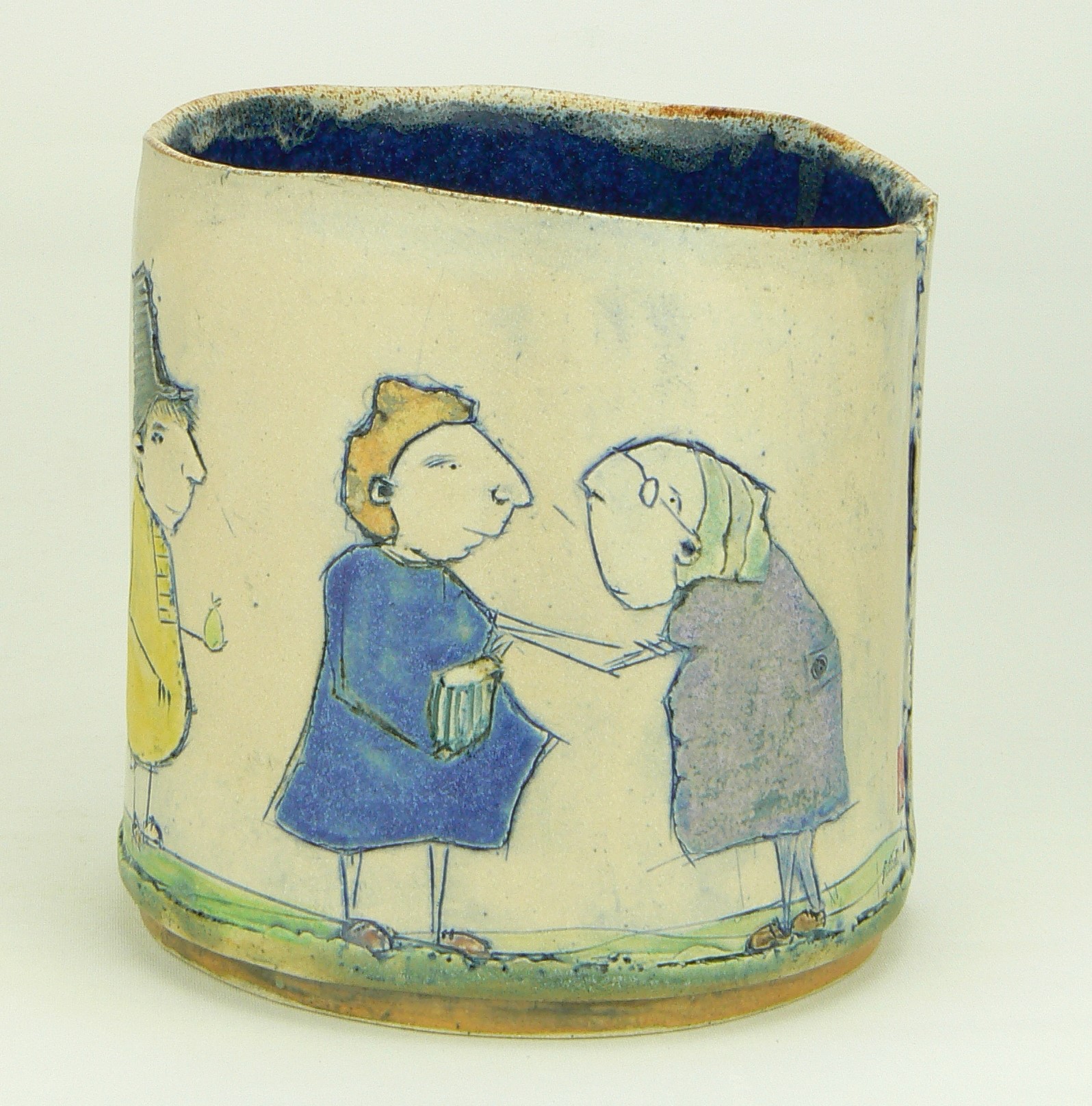 FATBELLY POTS 1 - FACES of Clevedon